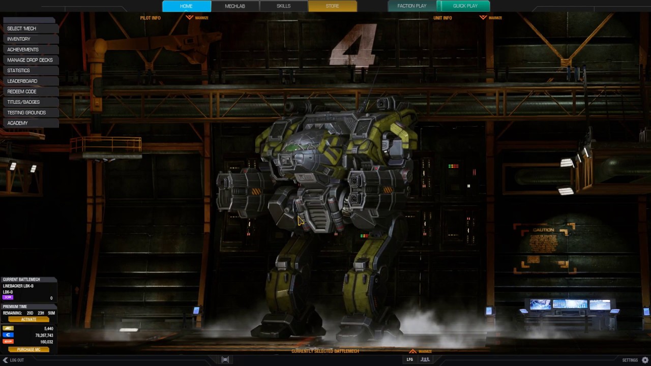 MWO: Mechvorstellung Der Linebacker - YouTube