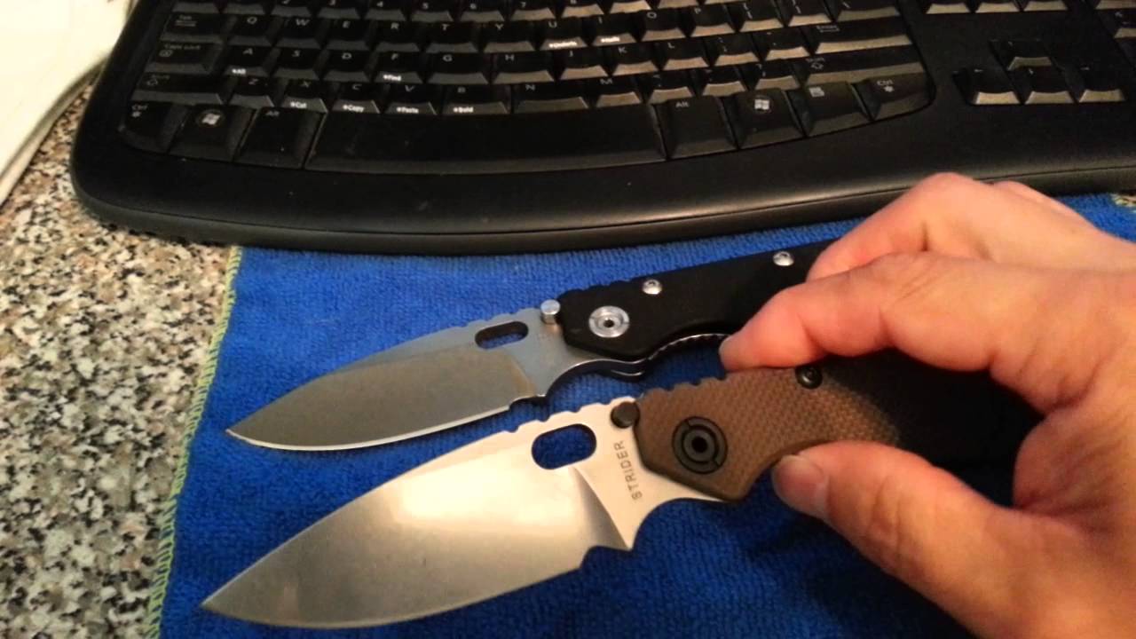 Strider Folding Knife how to spot a fake / counterfeit - YouTube