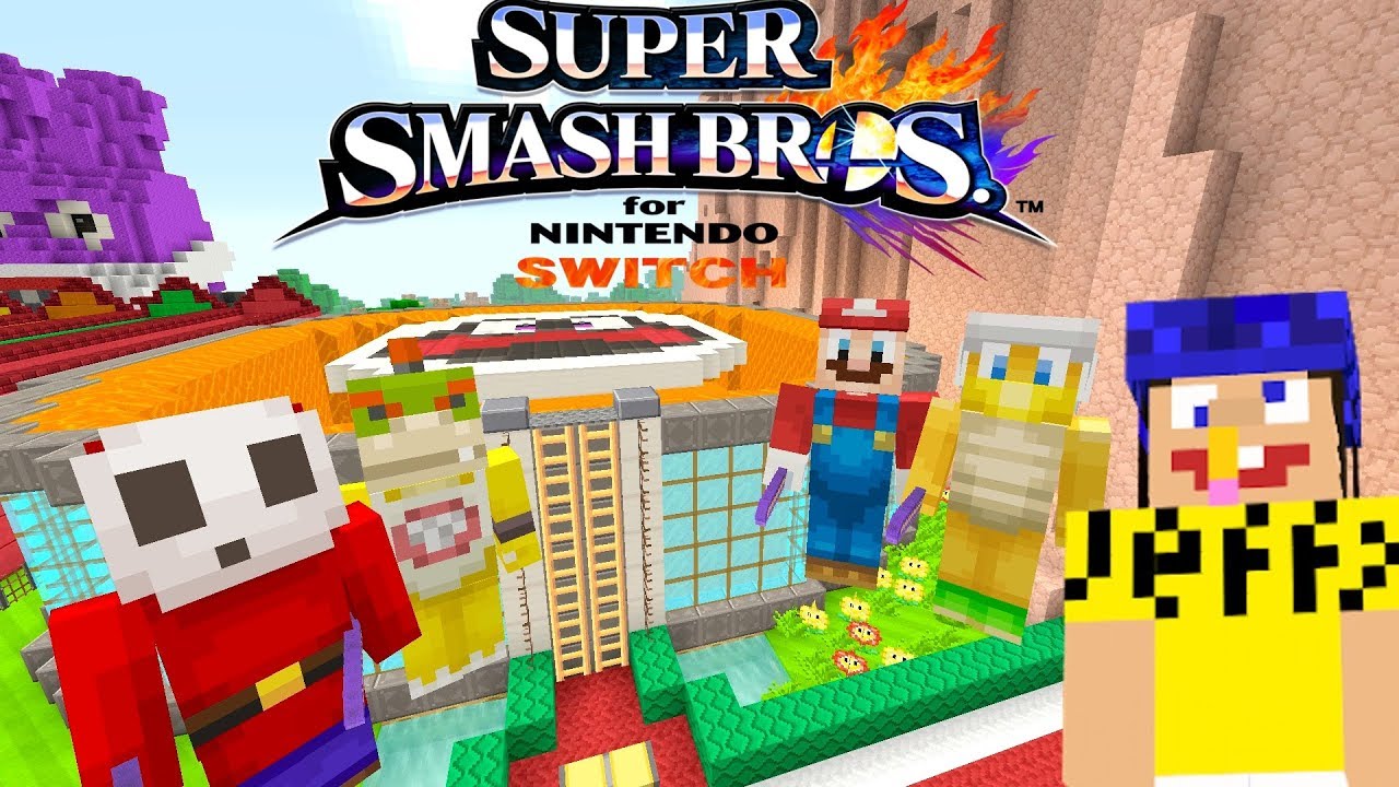 SUPER SMASH BROS SWITCH [NEW!] - Mario's Nintendo Land - (Minecraft ...