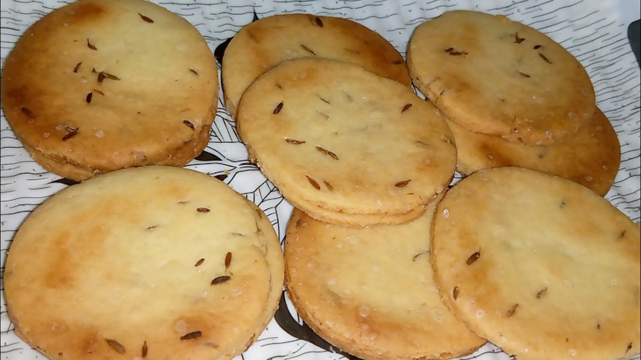 zeera plus biscuits | bakery style | homemade recipe | kitchen with ...