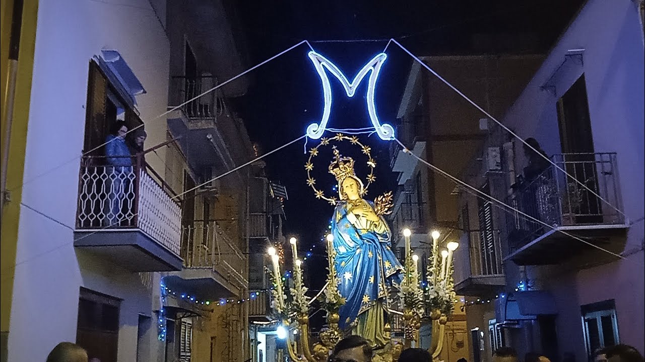 PROCESSIONE OTTAVA DELLA MADONNA IMMACOLATA DI PORTA PALERMO TERMINI ...