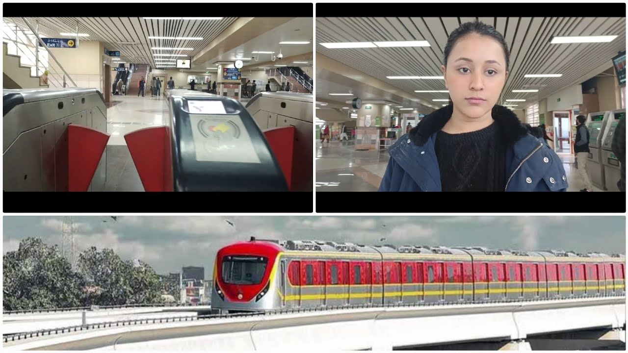 Orange Train| Lahore| No Talking| Train Details in Caption| Vivov23e ...