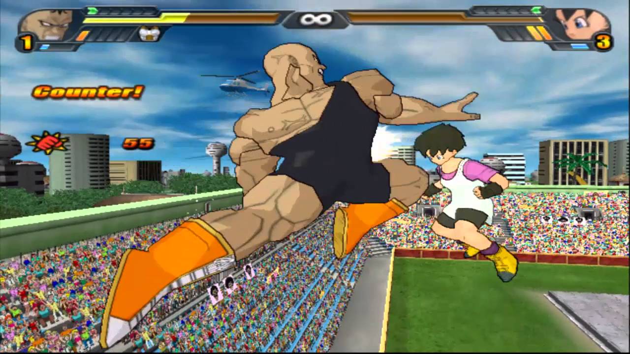 VIDEL VS SPOPOVICH !!! SAGA DE MAJIN BUU !! DBZ TENKAICHI 3 PC - YouTube