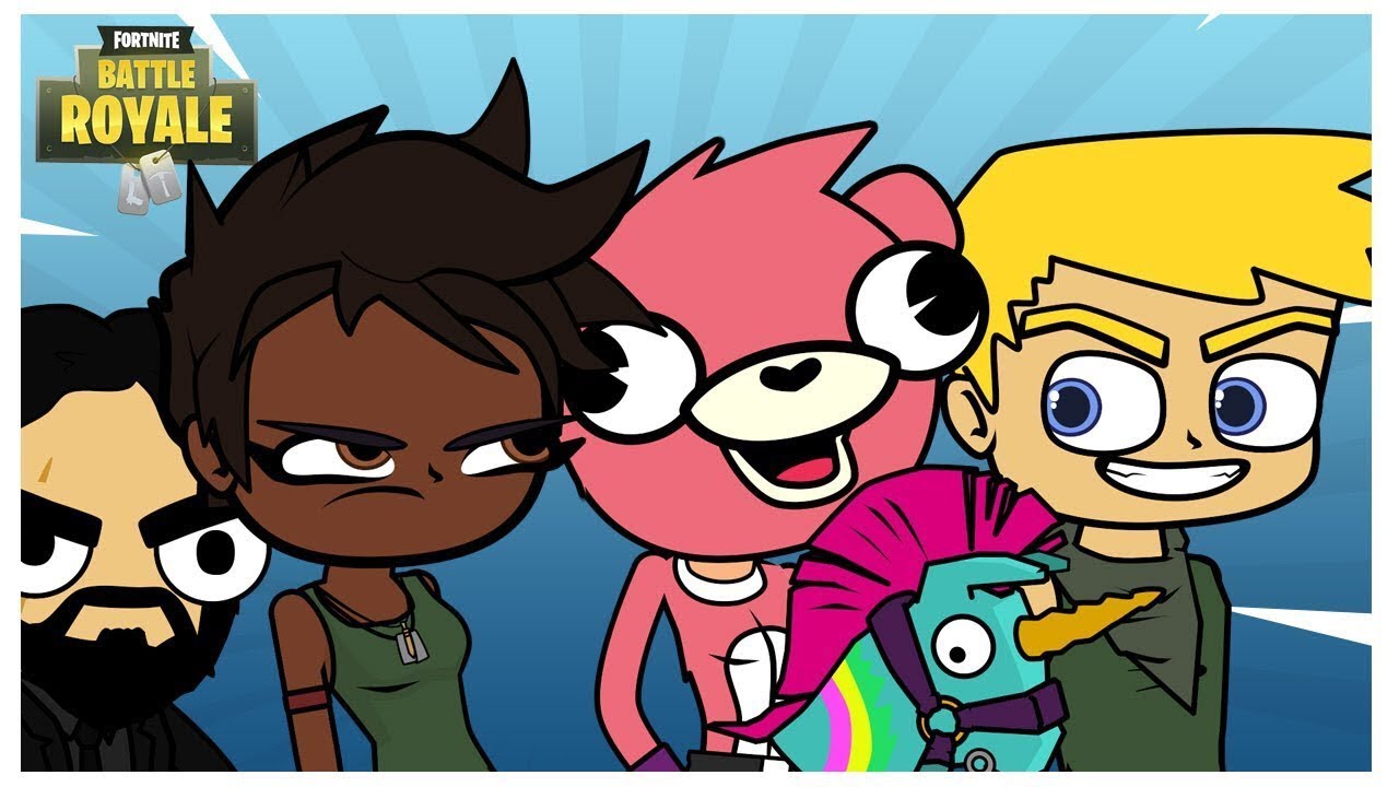 Fortnite in 5 minutes animation by green man cartoons - YouTube