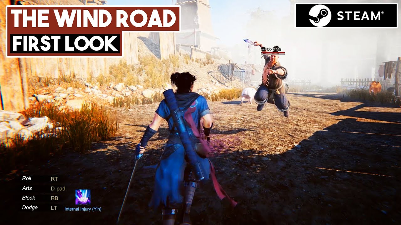 THE WIND ROAD Gameplay First Look PC Steam - YouTube