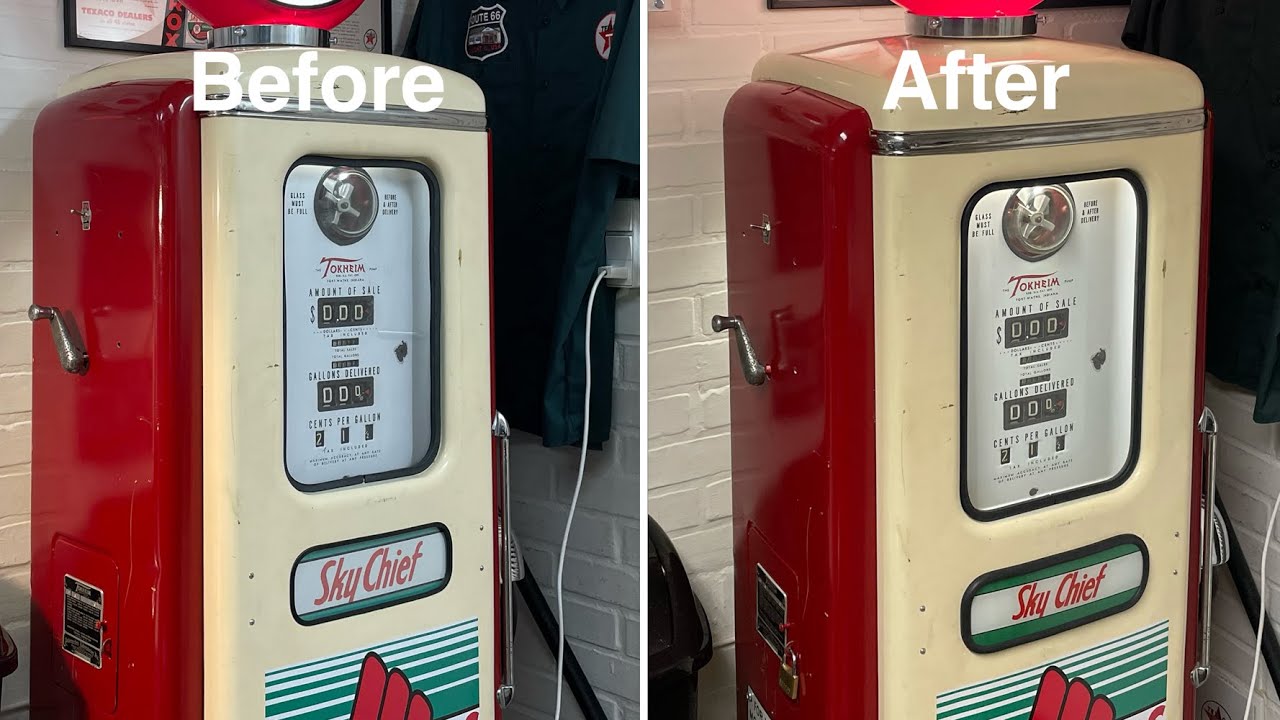 How to install glass in your Tokheim Model 39 - YouTube