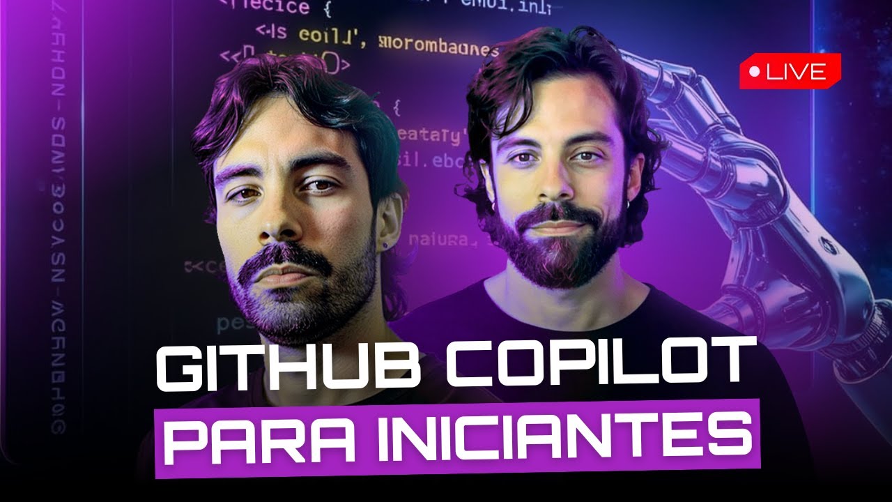 🔴 GitHub Copilot GRATUITO no VS Code - Como Programar 3x Mais Rápido em 2025 | AULA AO VIVO #99 ...