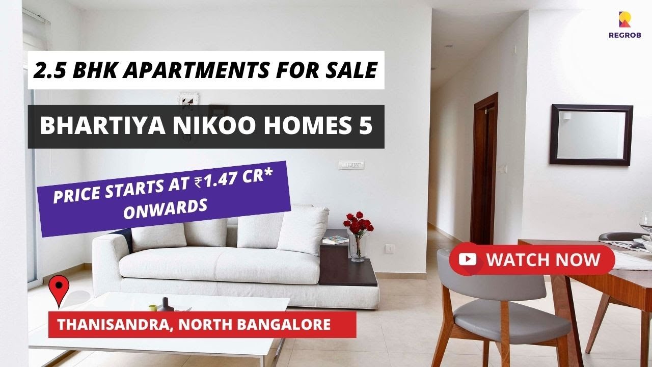 Bhartiya Nikoo Homes 5 | ☎+91-9172055685 | 2.5 BHK Apartment For Sale ...