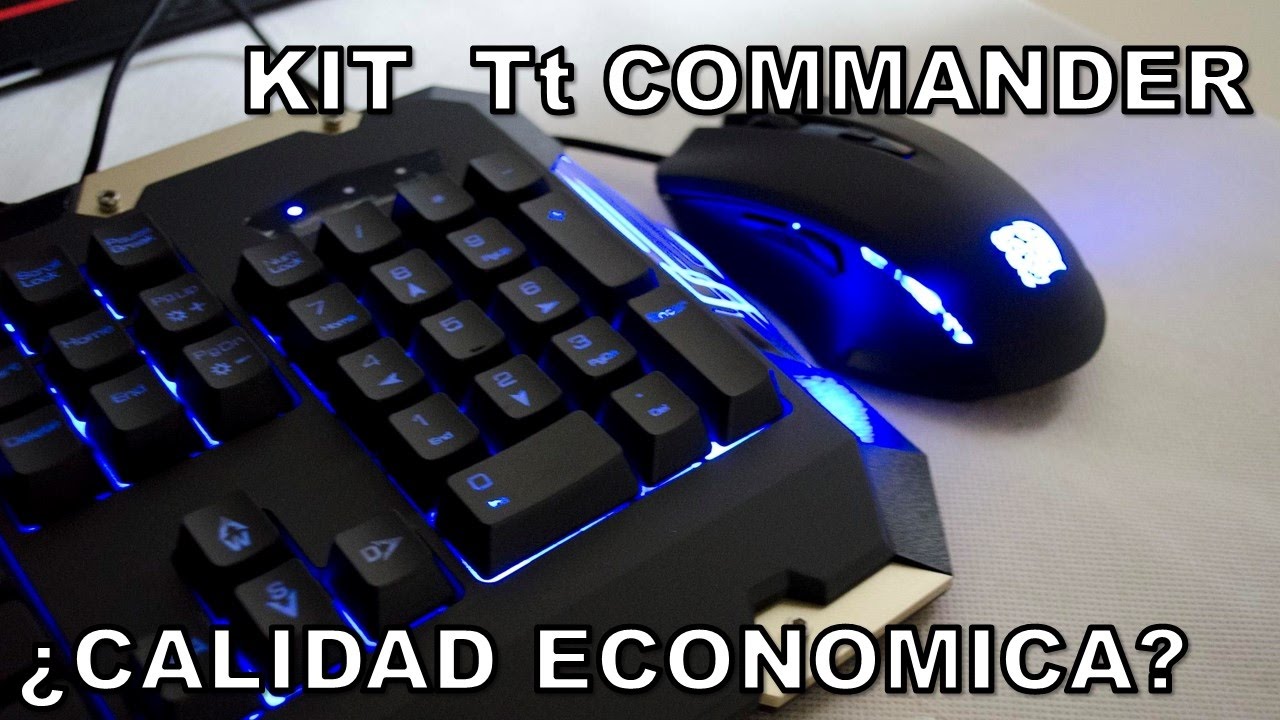Review Kit Commander "Mouse y Teclado" - YouTube