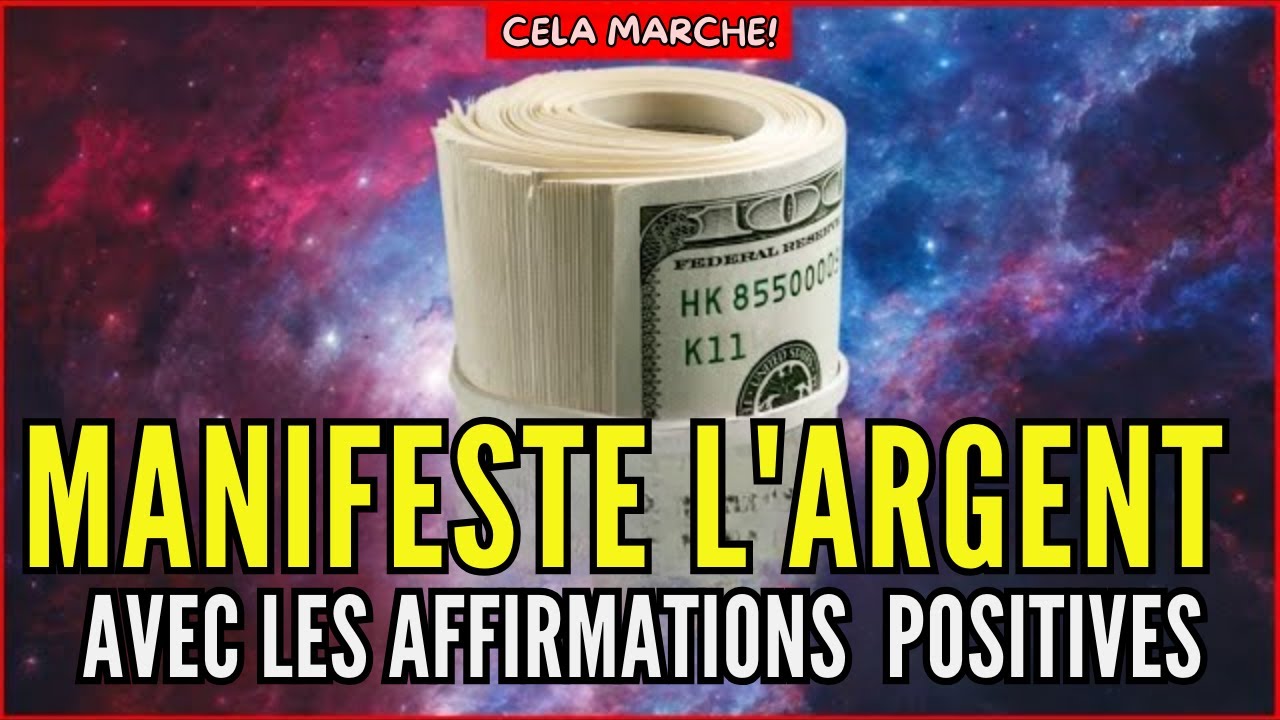 JE SUIS RICHE ET ABONDANT" Affirmations d'Argent Pour la Prospérité, le ...