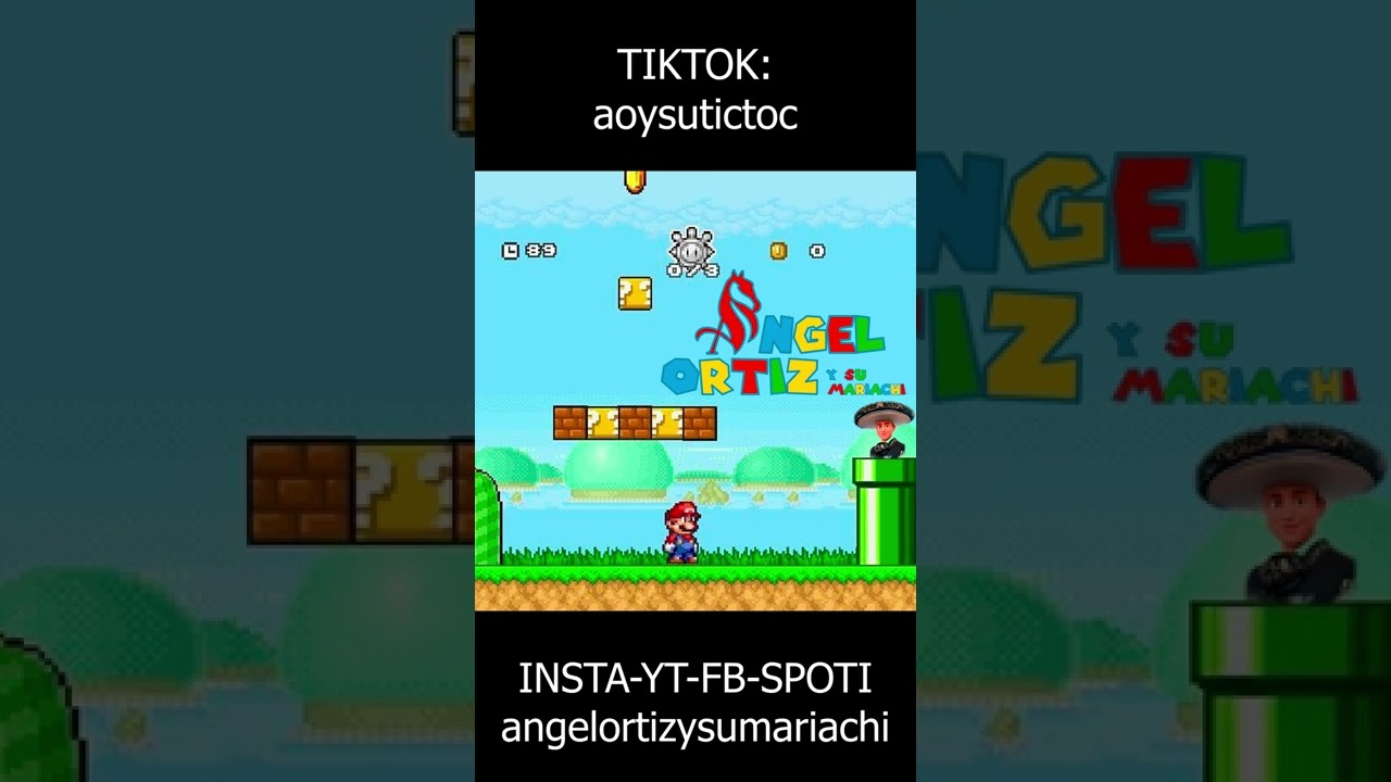 Super Mario Bros Tema (Version Mariachi) - Angel Ortiz y su mariachi ...