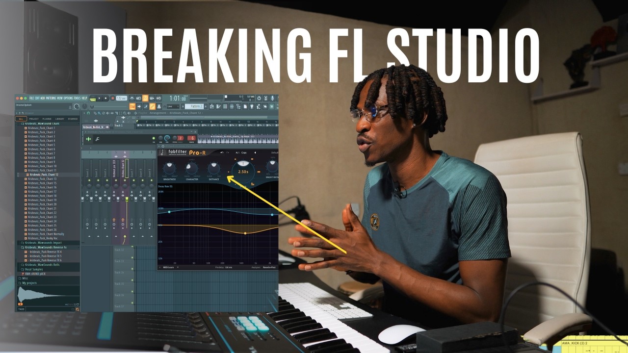 Krizbeatz Making CRAZY AFROBEATS IN FL STUDIO Day 2 - YouTube
