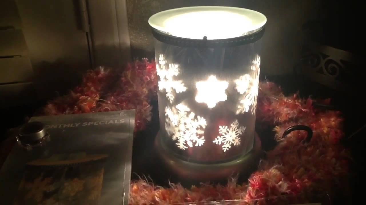 Scentsy Silver Frost Lampshade December Warmer of the Month- www ...