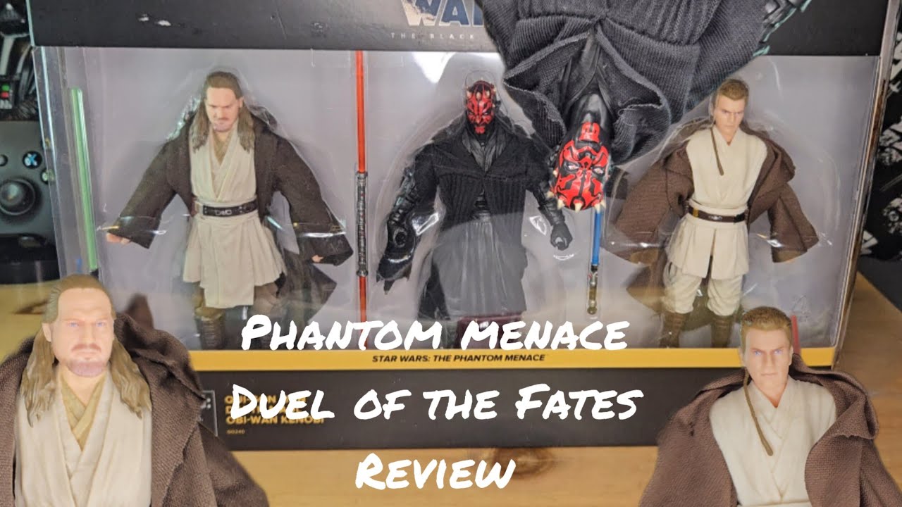 Star Wars Black Series: Phantom Menace Duel of the Fates 3 Pack Review ...