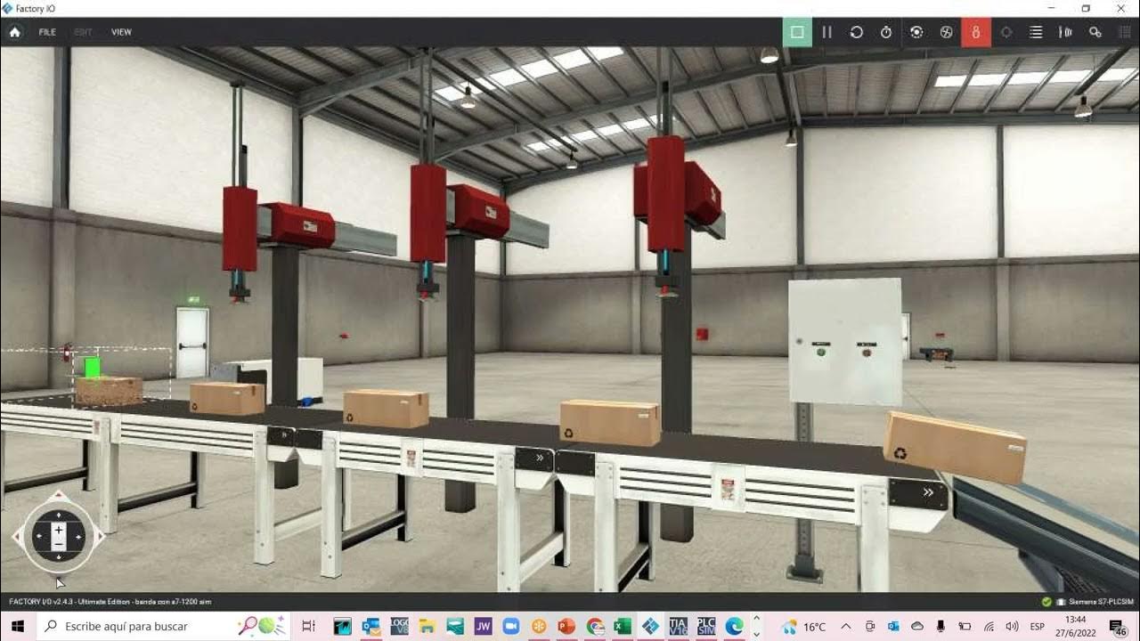 Demo Curso de Factory IO con PLC S7-1200 - YouTube