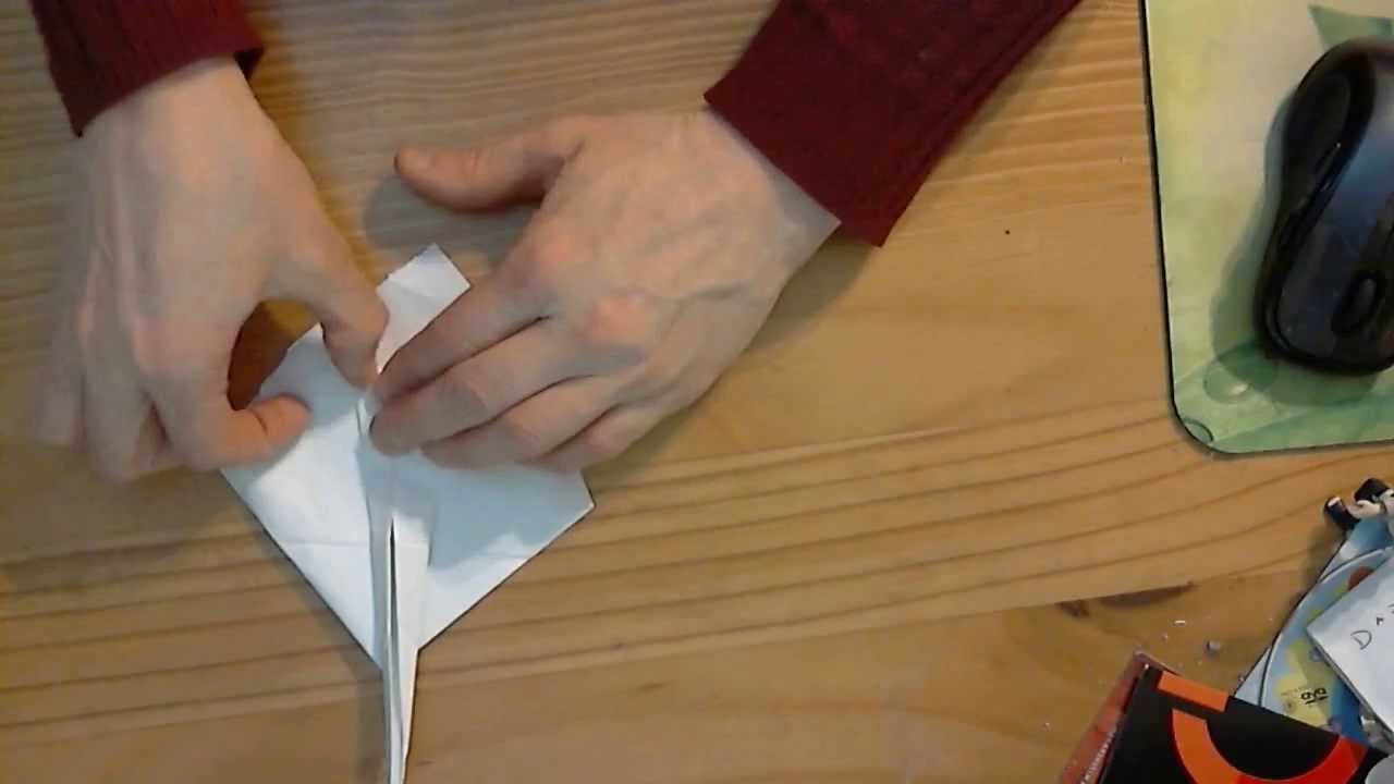 Tutorial: How to make an origami manta ray (My own design) - YouTube