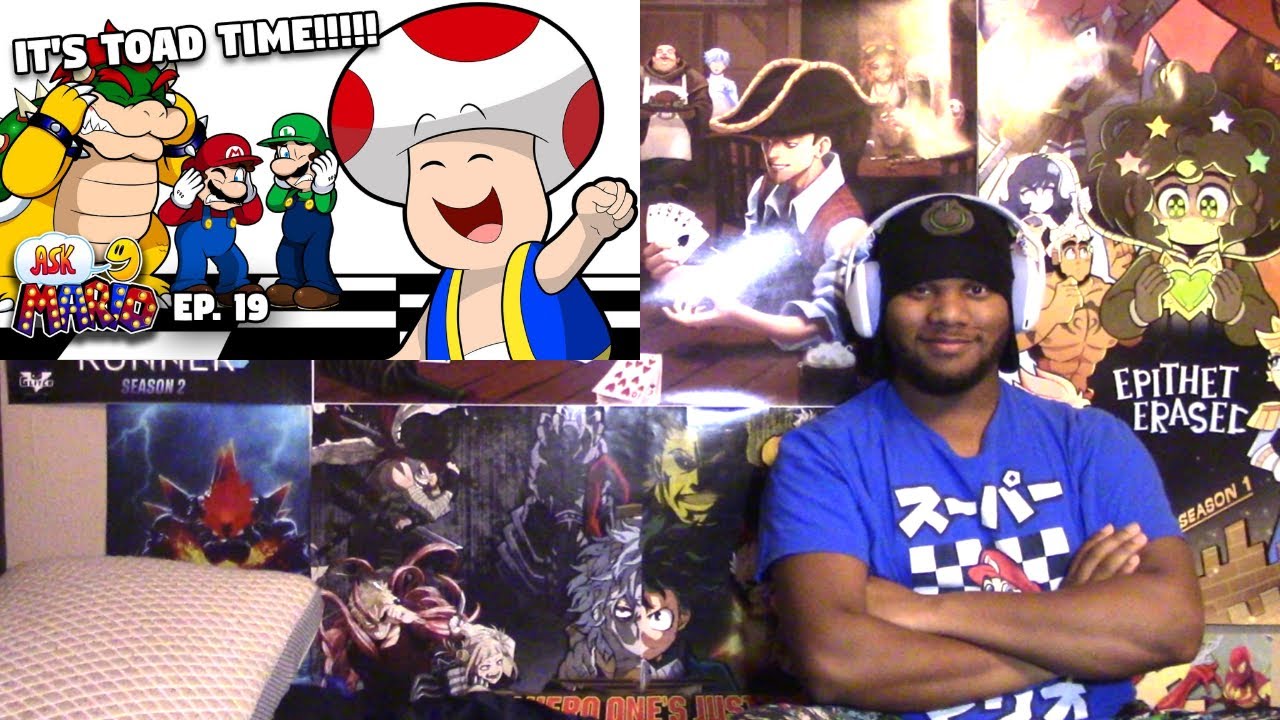 Blazeix Reacts To: 🍄Ask Mario🍄 - ⭐️Ep. 19⭐️It's Toad Time!!! - YouTube