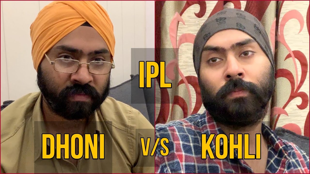 IPL Dhoni v/s Kohli | Harshdeep Ahuja - YouTube