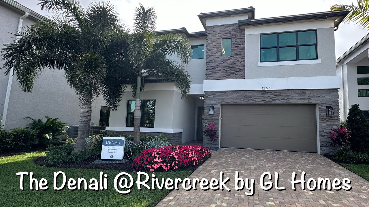 New Construction Home Tour. The Denali @ Rivercreek By GL Homes. Estero ...