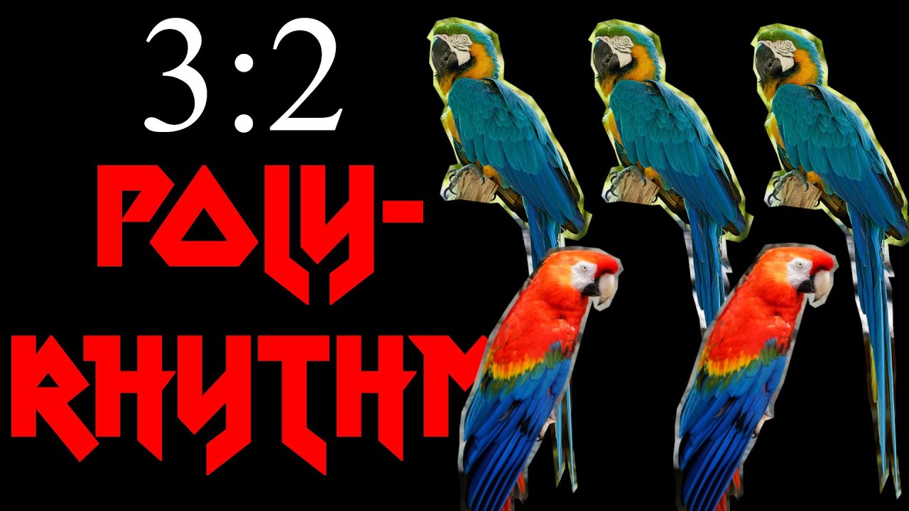 3:2 Polyrhythm (Quarter Note Triplets) - 10 Examples - Guitar Lesson ...