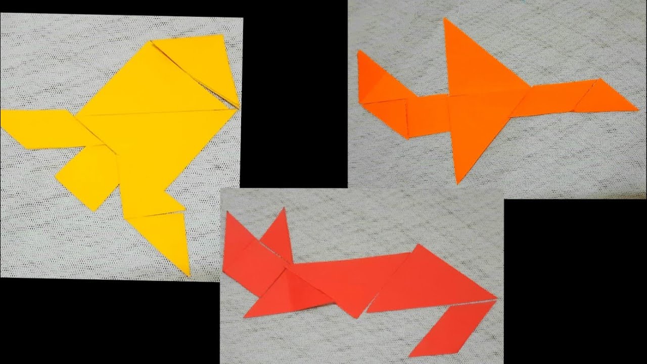 Learn how to make Tangram shapes, How to make paper Tangram, Tangram ...