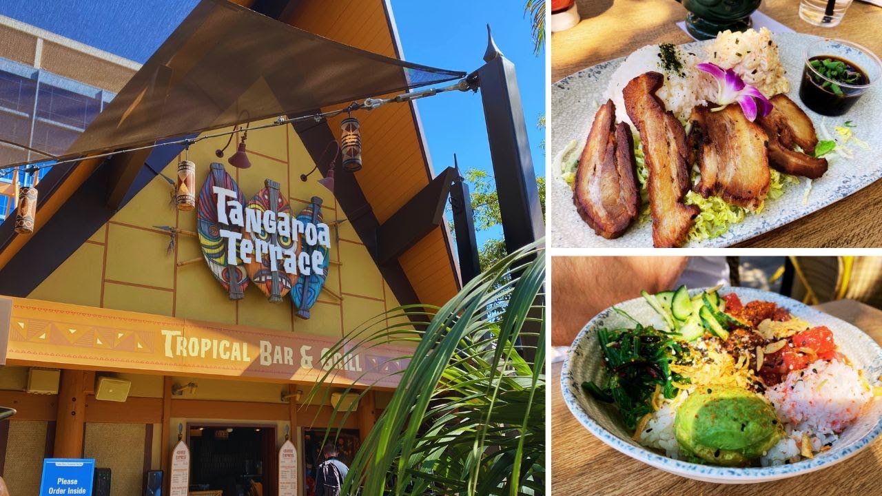 Tangaroa Terrace Disneyland Resort Dining Review - YouTube