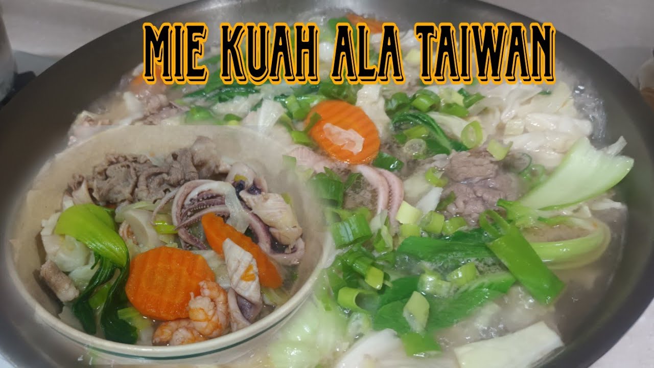 mie kuah ala taiwan|simple - YouTube