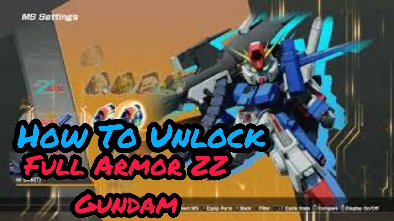 SD Gundam Battle Alliance: How To Unlock Full Armor ZZ Gundam - YouTube