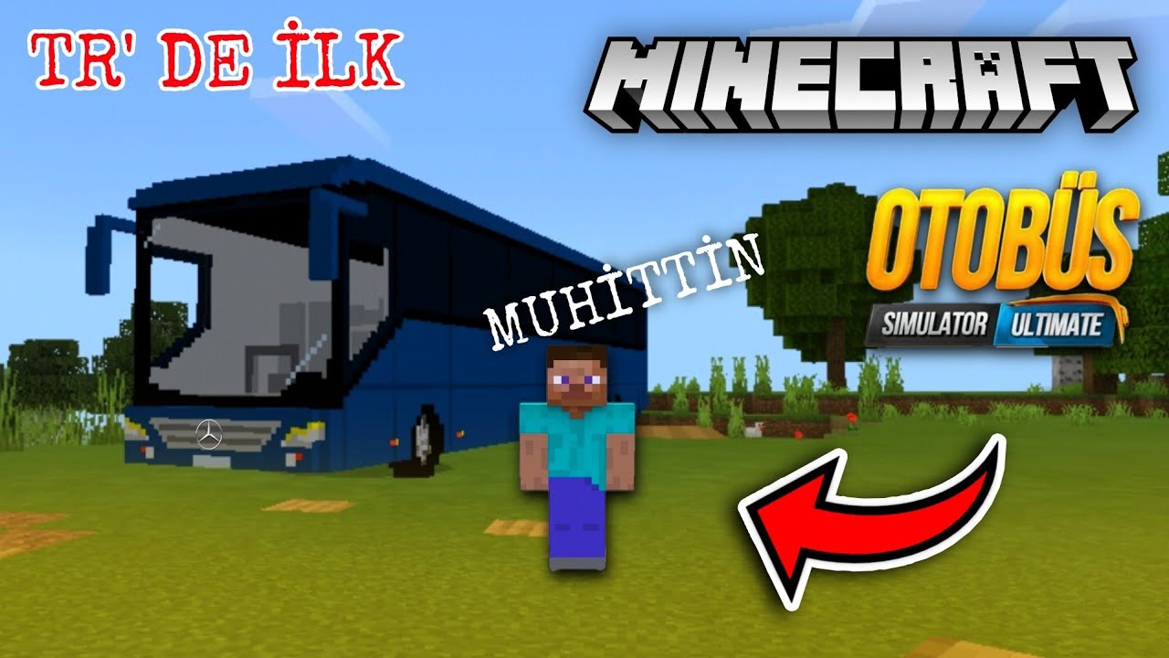 YENİ OTOBÜSÜM! Minecraft Otobüs Modu İle Yollardayız. Bus Simulator ...