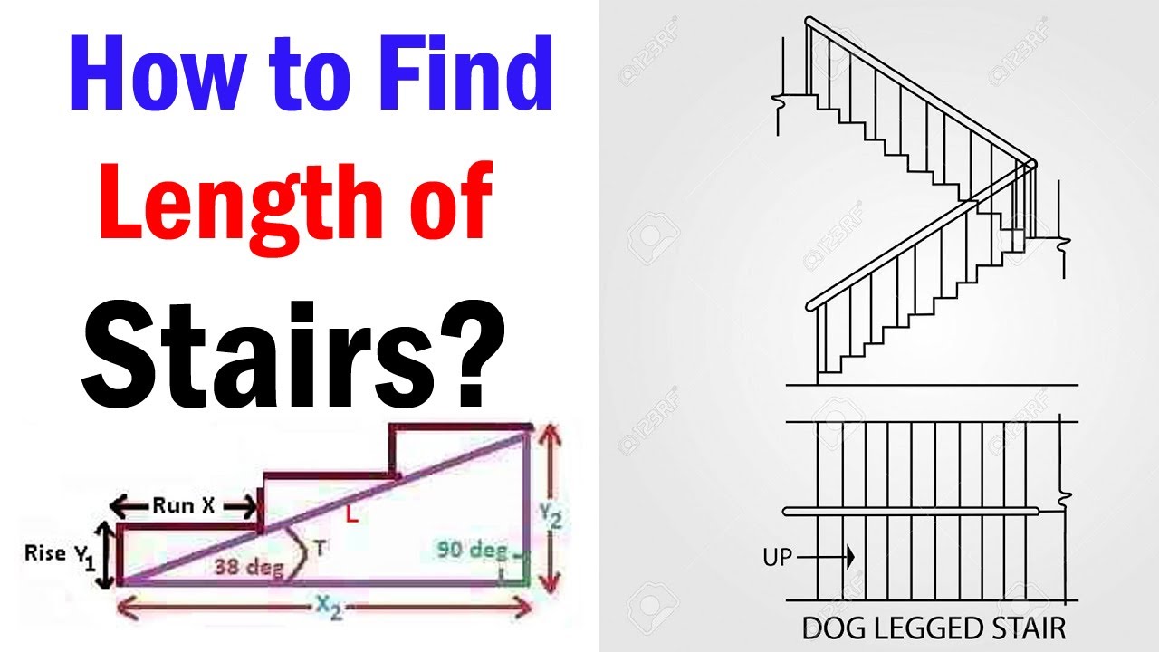 Stairs Design | How to Find Length of Stairs for Building? | - YouTube