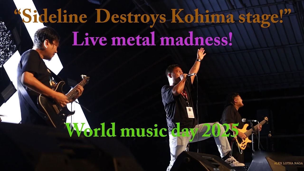 SIDELINE Band rocks World Music Day 2025 | Live Heavy Metal from ...