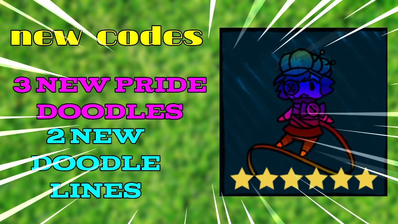 Two New Codes! Three New Pride Doodles & 2 New Doodle Lines all in the ...