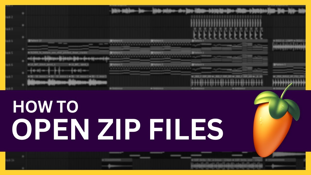 How to Open Zip Files in FL Studio - YouTube
