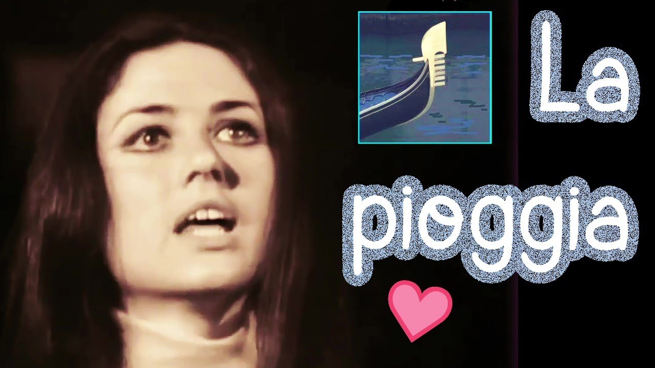 GIGLIOLA CINQUETTI:🌞 "LA PIOGGIA" (La LLuvia) Live at Senza Rete 1969 ...
