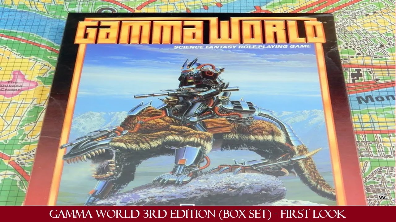Gamma World 3rd edition (box set) - First Look - YouTube