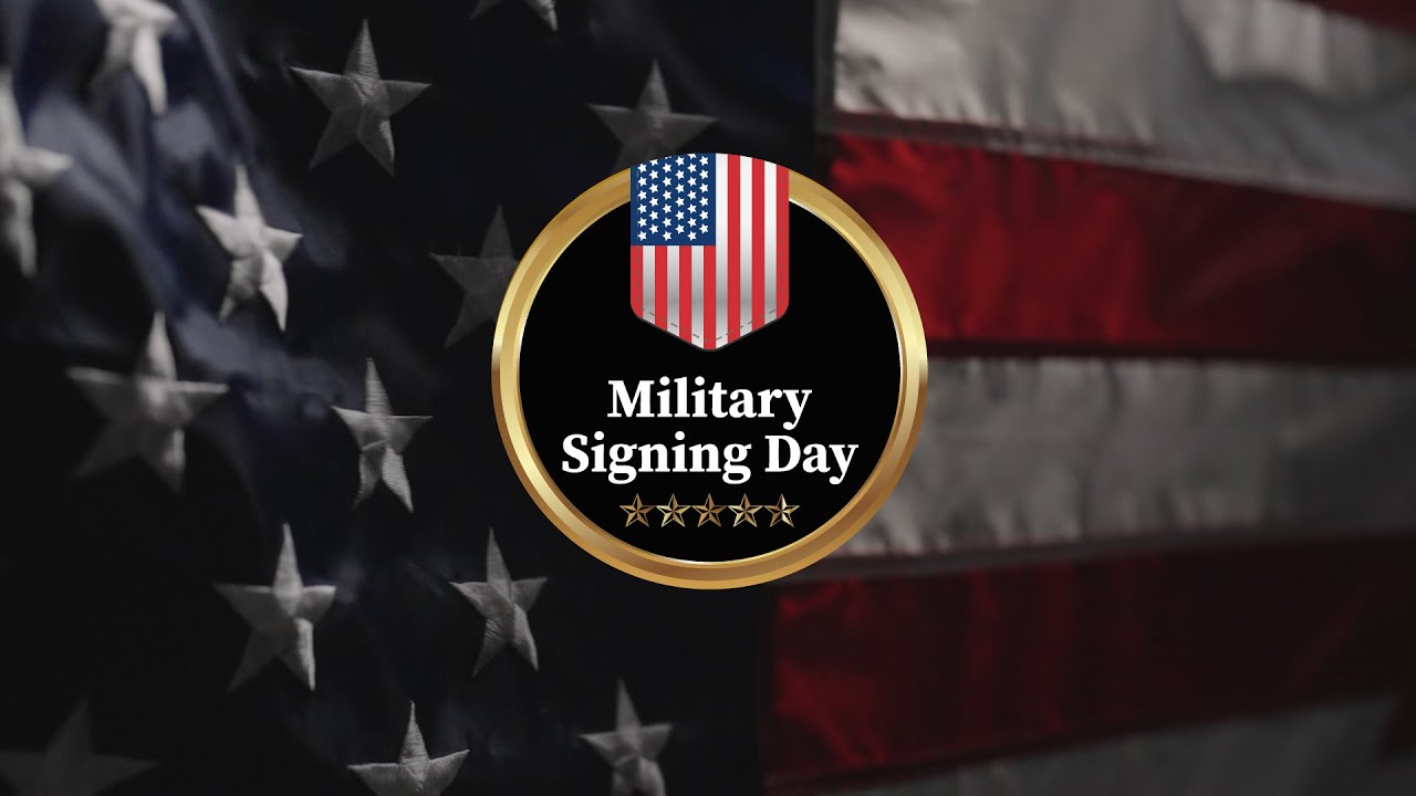 Military Signing Day 2025 - YouTube