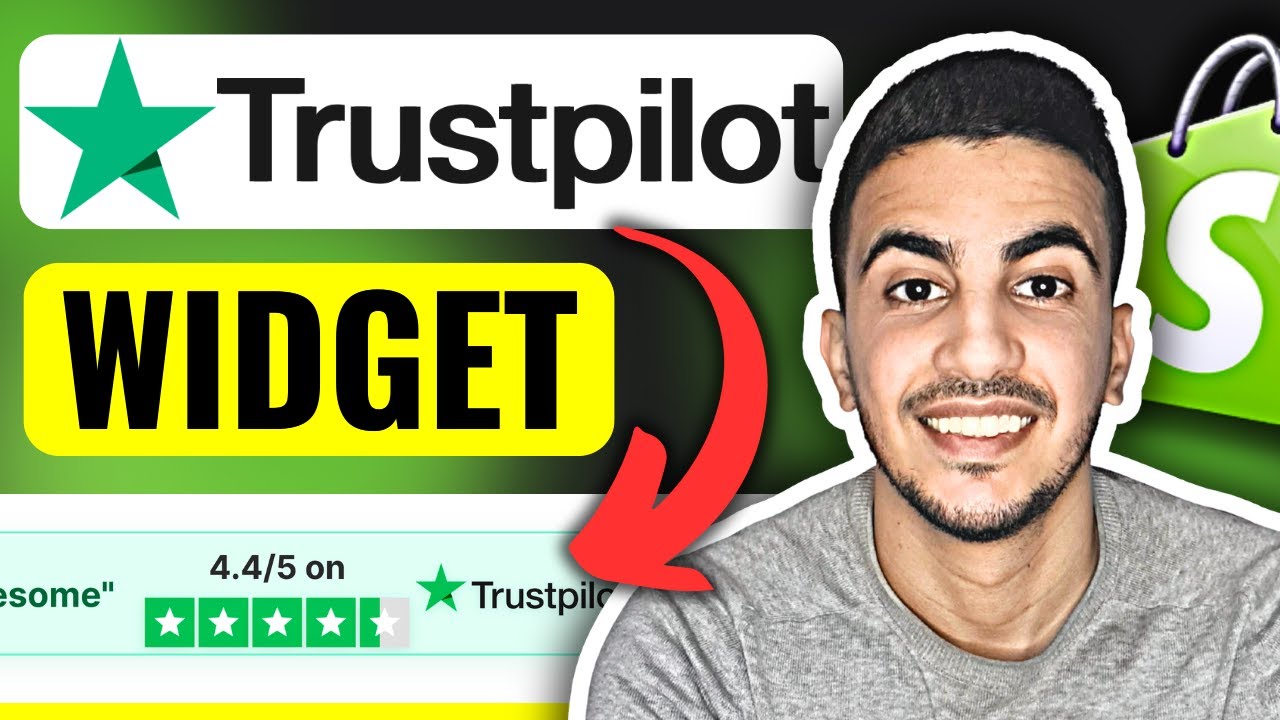 How To Add Trustpilot Rating Badge Widget On Shopify Product Page - YouTube