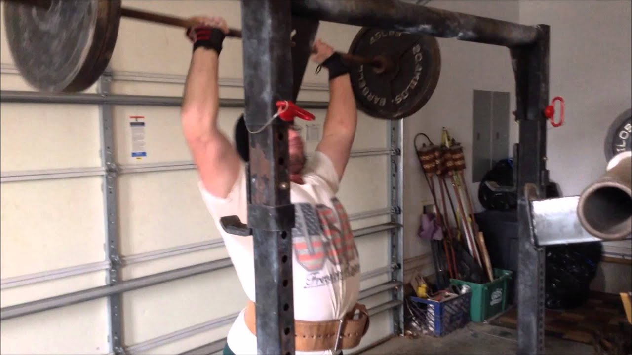 225x11 Strict Overhead Press - YouTube