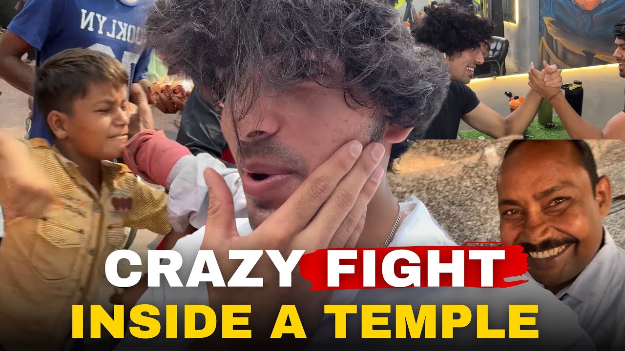 Crazy Fight Breaks Out Inside a Temple!😱 - YouTube