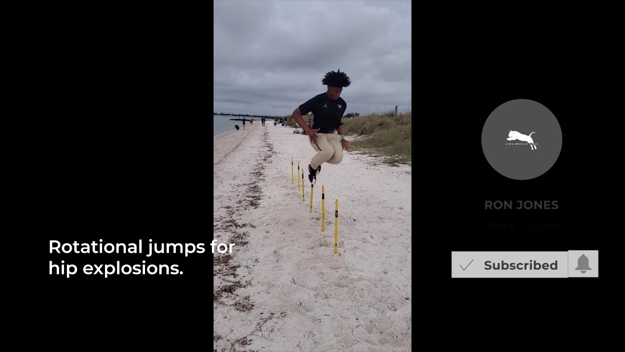RON JONES - ROTATIONAL JUMPS FOR HIP EXPLOSIONS. - YouTube