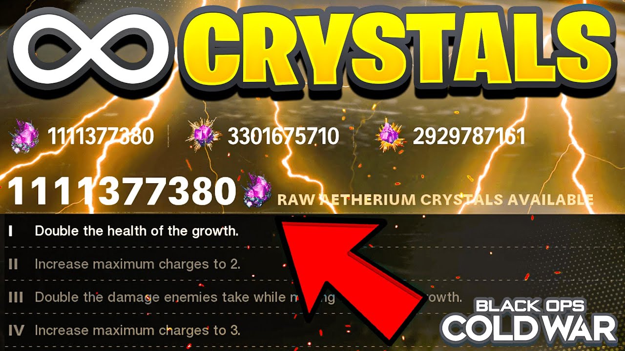 *WORKING* UNLIMITED AETHERIUM CRYSTALS GLITCH! Cold War Zombies ...