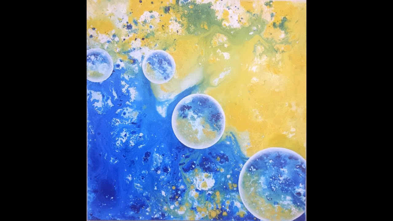 Acrylic Fluid Art With Water by Jennifer Blix Art - YouTube