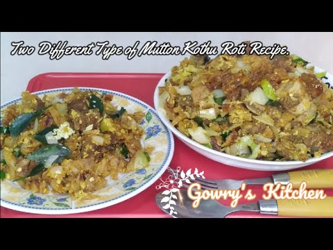 How to Make a Mutton Kothu Rotti Recipe#Mutton Kothu in The Method Of ...