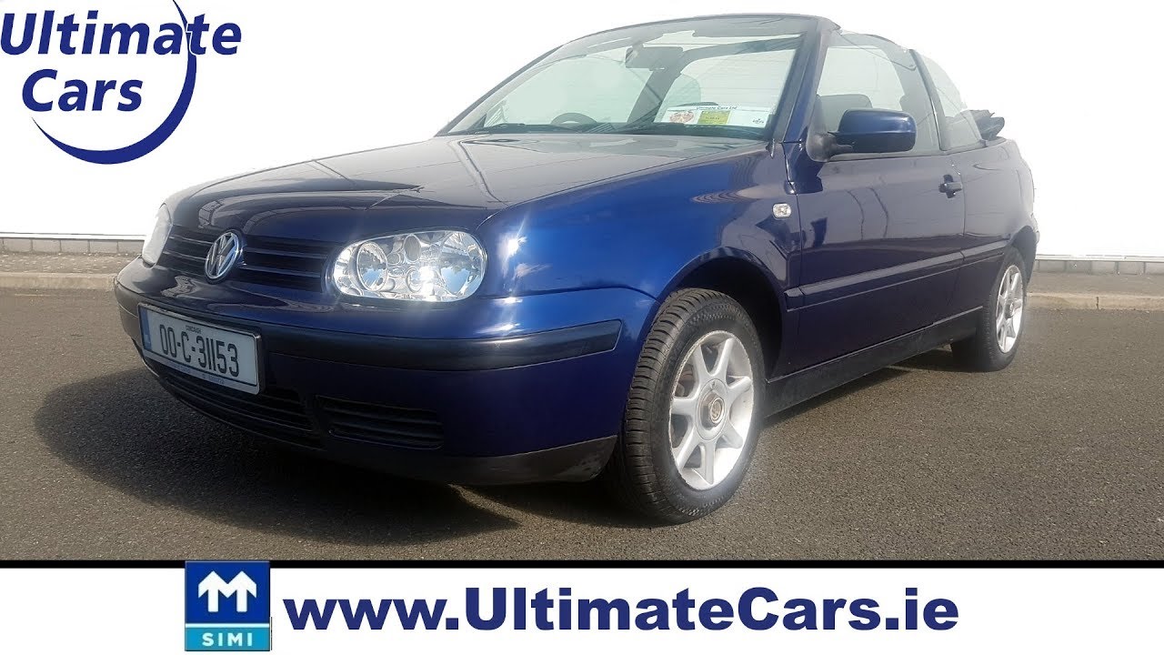 2000 Volkswagen Golf Convertible A good one - YouTube