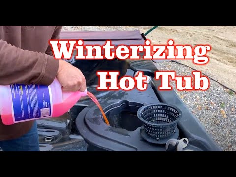 Winterizing Hot Tub - (So it does not turn in to a Huge ICE BLOCK ...