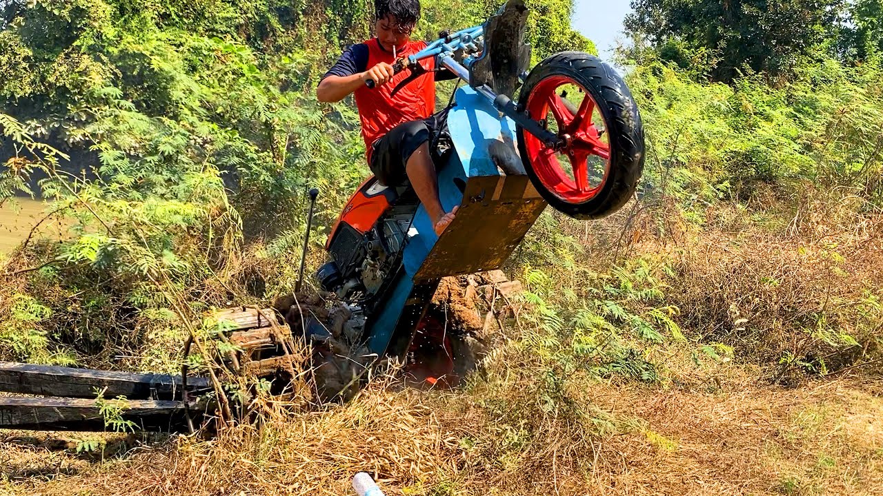 drive to work tractor Kubota zt 180 - YouTube