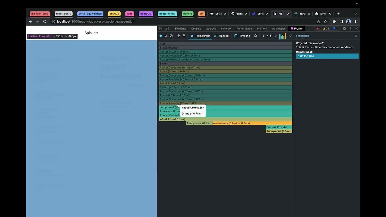 Debugging and profiling React components | Webpacker - YouTube