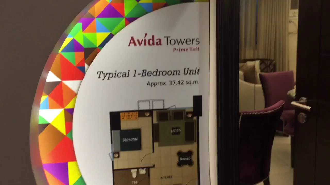 Avida Towers Prime Taft, Pasay City. 1-bedroom, furnished - YouTube