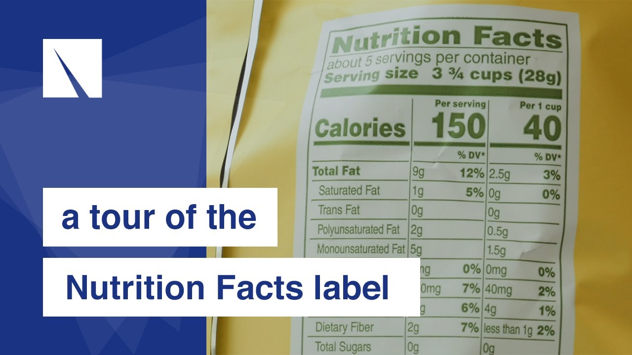 The Nutrition Fact Label - YouTube
