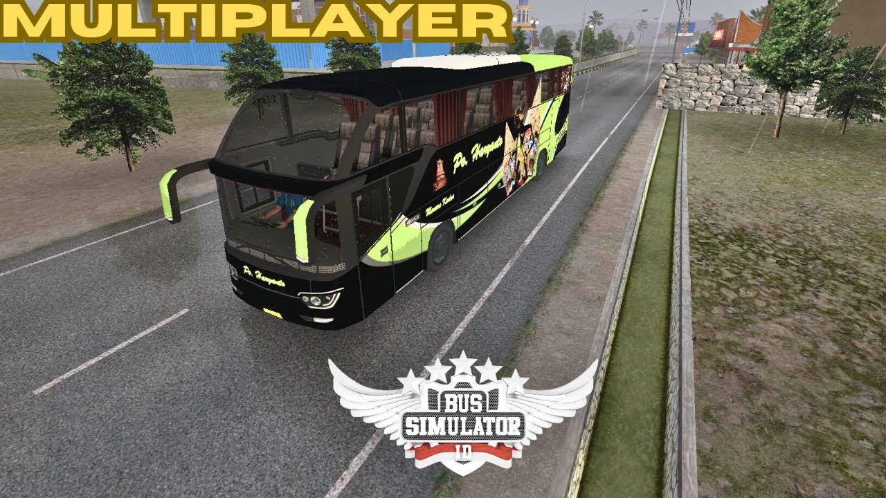 New skin livery mod bussid Android multiplayer gameplay - YouTube